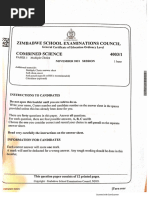 Zimsec (HBC) A Level Project | PDF | Zimbabwe | Agriculture
