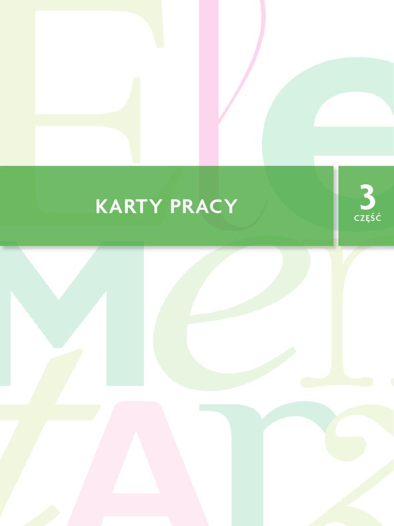 Karty Pracy - Czesc 3 | PDF