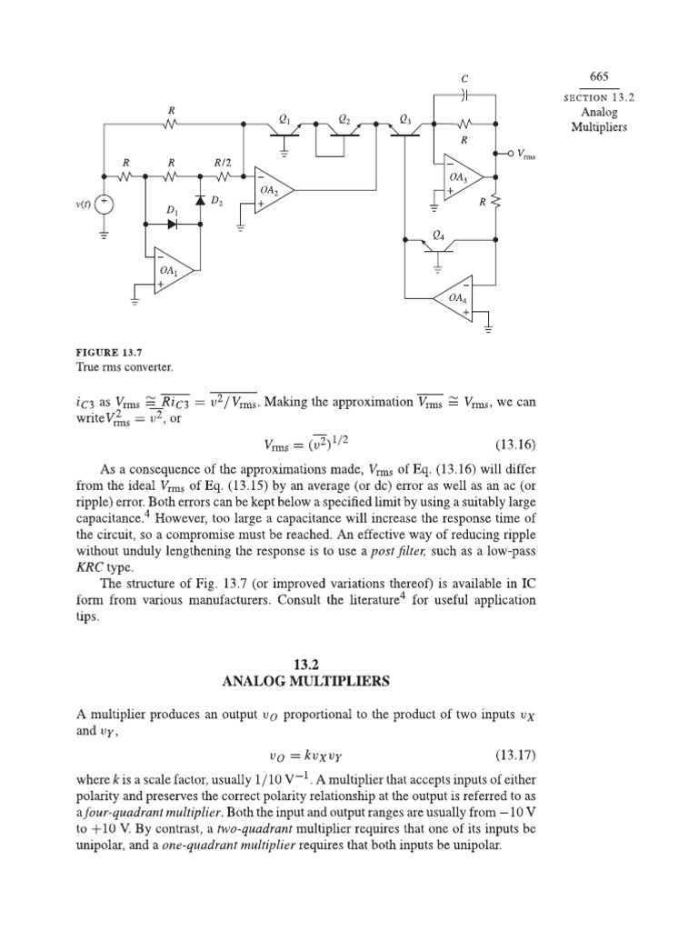 Analog Multiplier | PDF