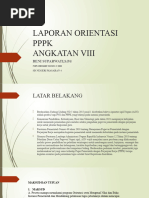 Contoh Laporan Akhir Orientasi PPPK 2024 | PDF