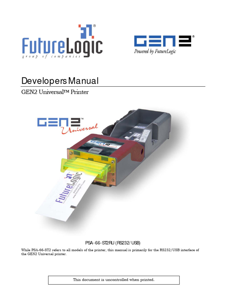 Dev Gen2 Univrs232mnl 000033 | PDF | License | Printer (Computing)