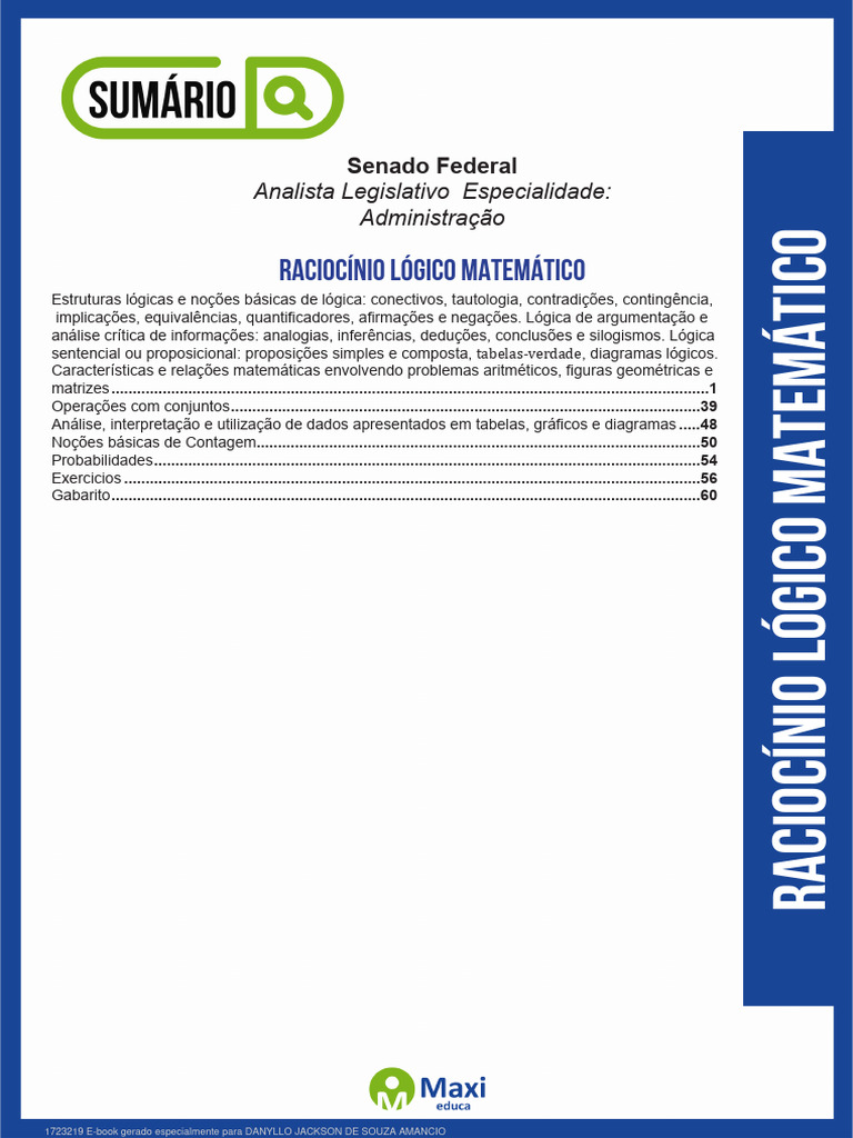 02 Raciocinio Logico Matematico | PDF | Argumento | Lógica matemática