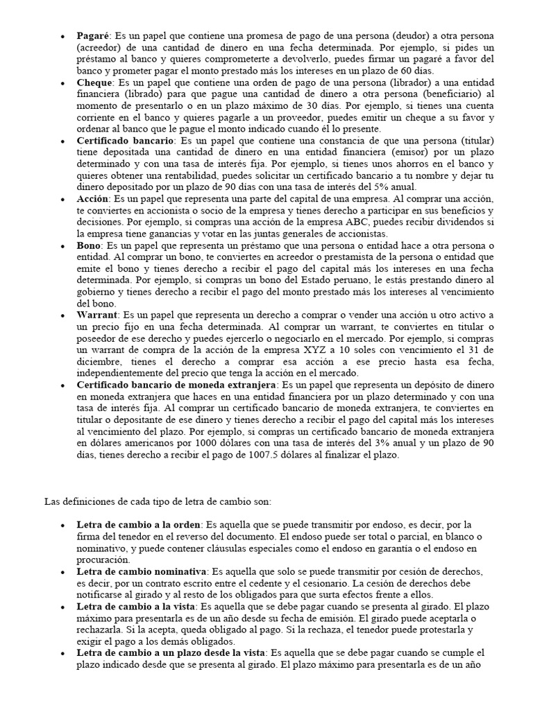 Pagaré Pdf Bancos Pagaré