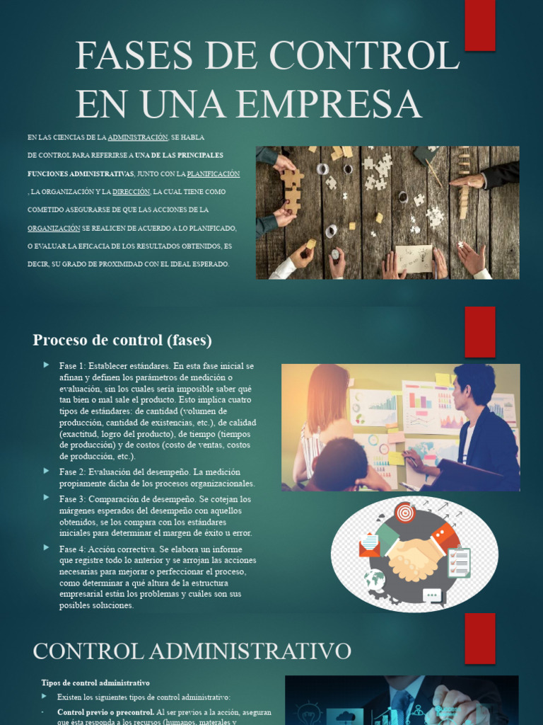 Fases de Control en Una Empresa | PDF | Business | Indicador de rendimiento