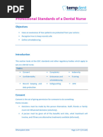 GDC Standard and The 9 Principles | PDF | Dentistry | Informed Consent
