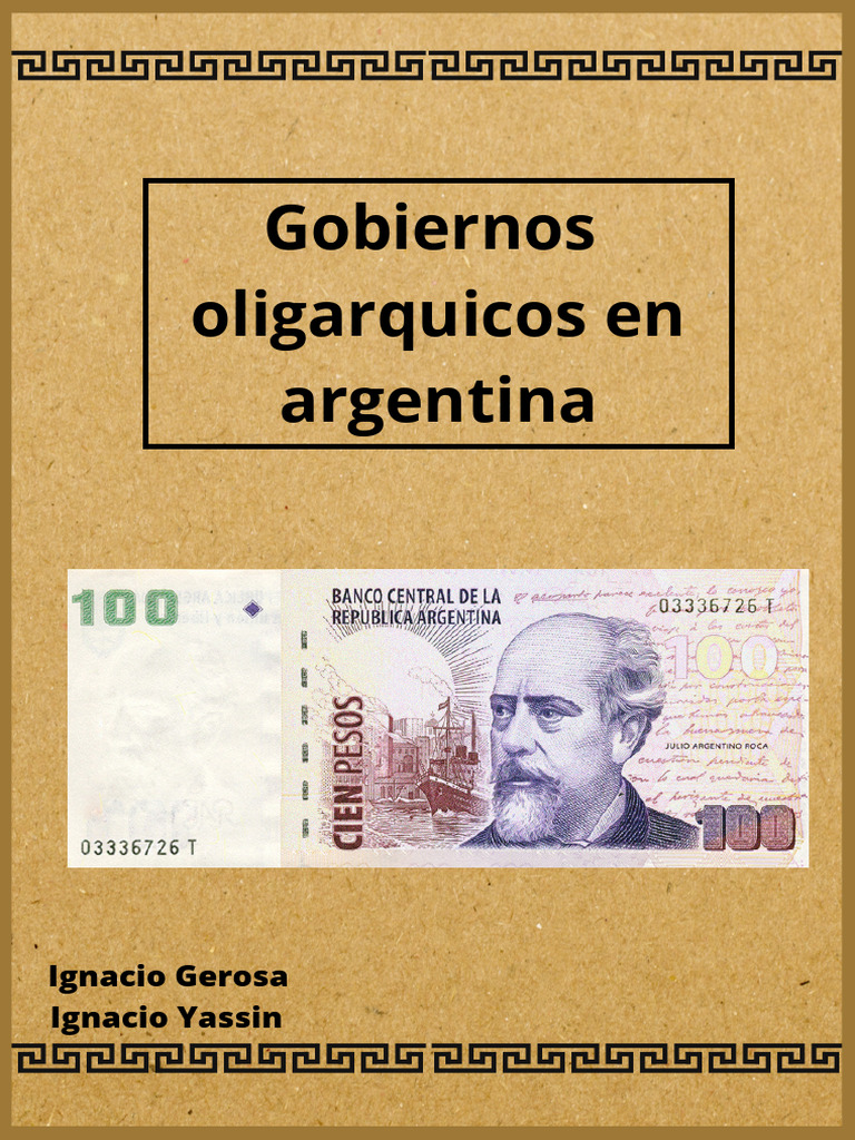 Brown Vintage History Cover Page A4 Document | PDF | Argentina