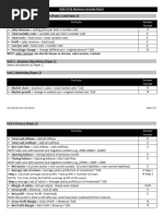 Gcse Business Formula Sheet | PDF | Revenue | Cost