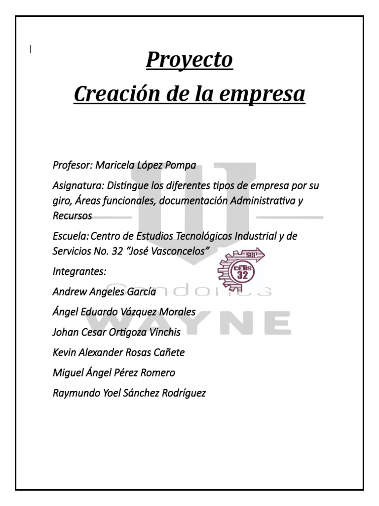 1 Proyecto | PDF | Marketing | Calidad (comercial)