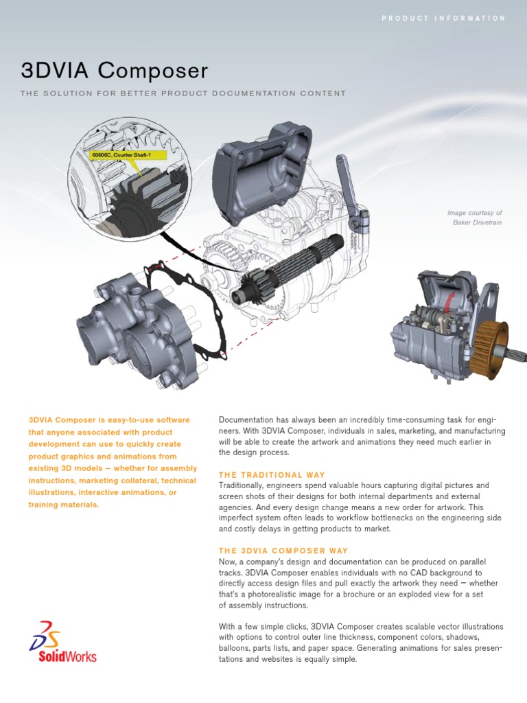 3dvia Composer: The Solution For Better Product Documentation Content | PDF