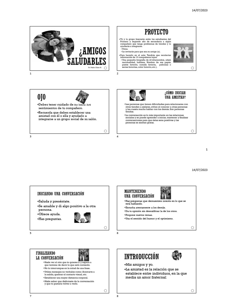 Amigos Saludables | PDF