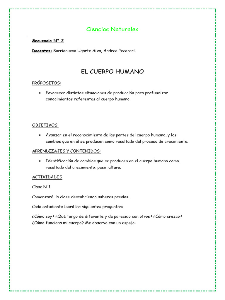 Secuencia Ciencias Naturales El Cuerpo Humano 2 - 0 - 230504 - 155950 ...