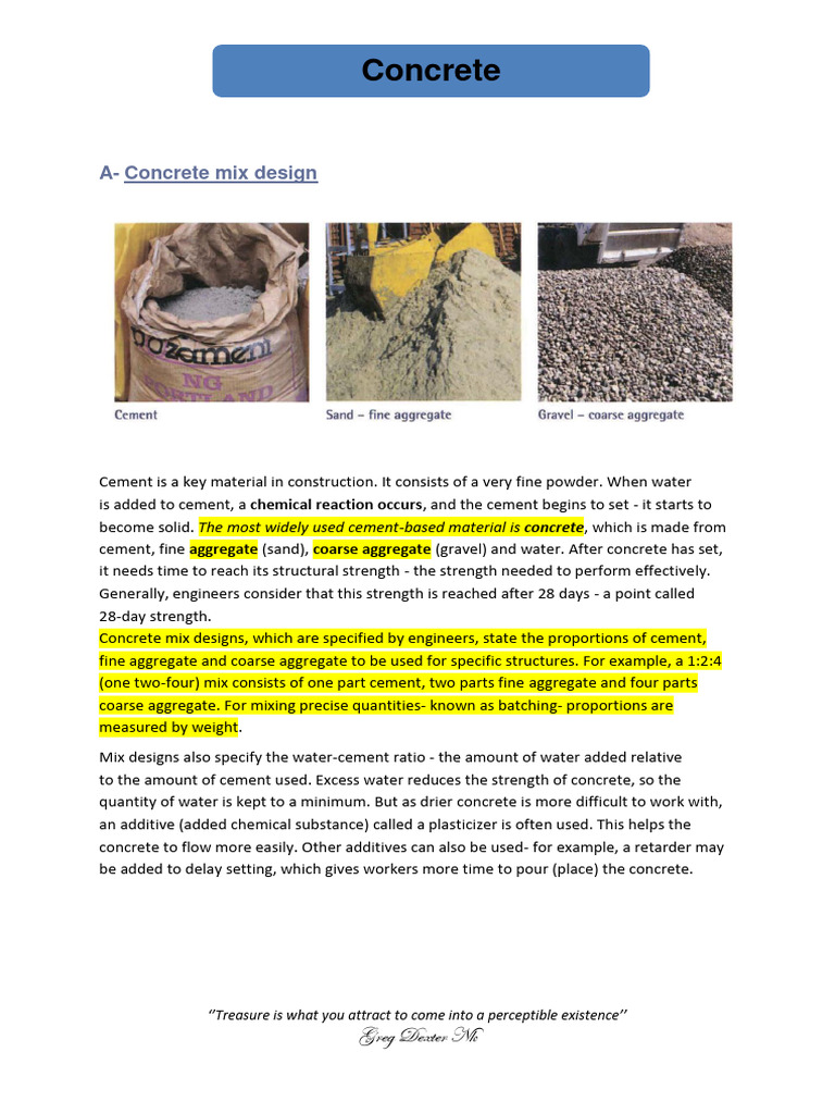 Concrete CIVIL ENG | PDF | Concrete | Prestressed Concrete