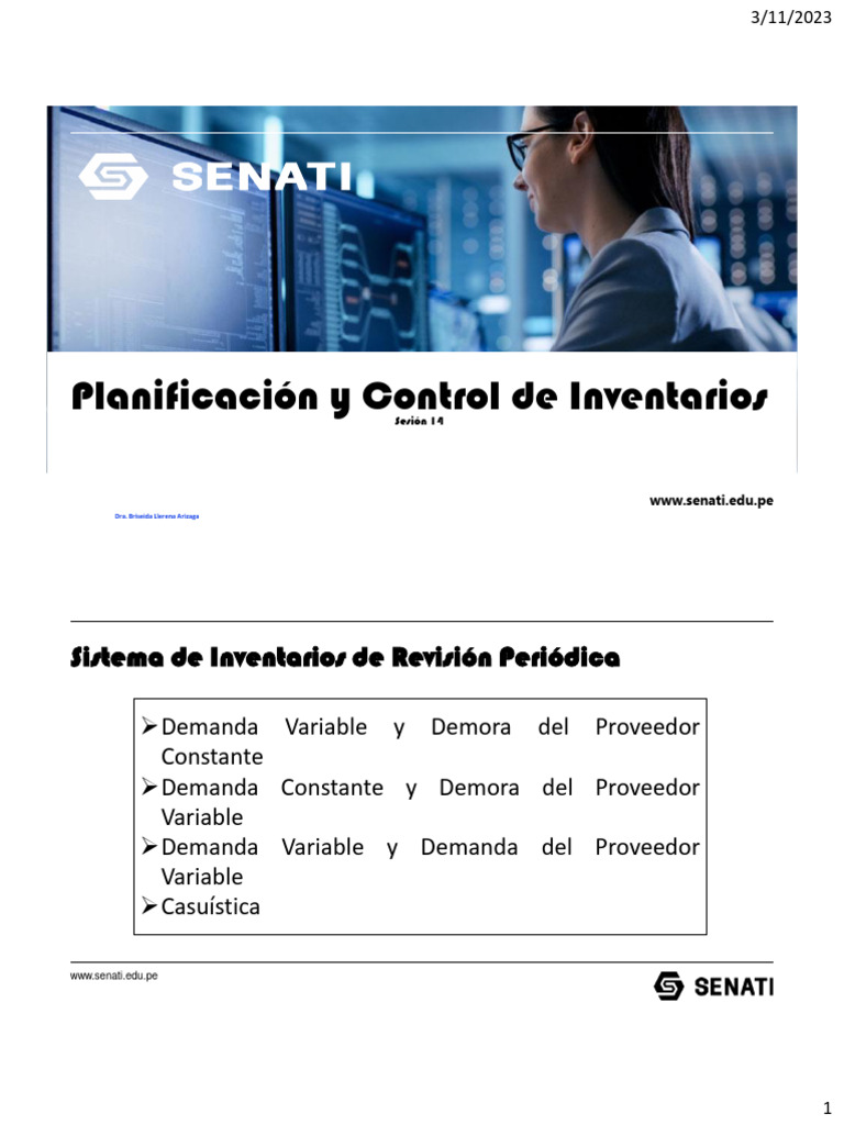 Session 14 Revision Periodica | PDF | Inventario | Business