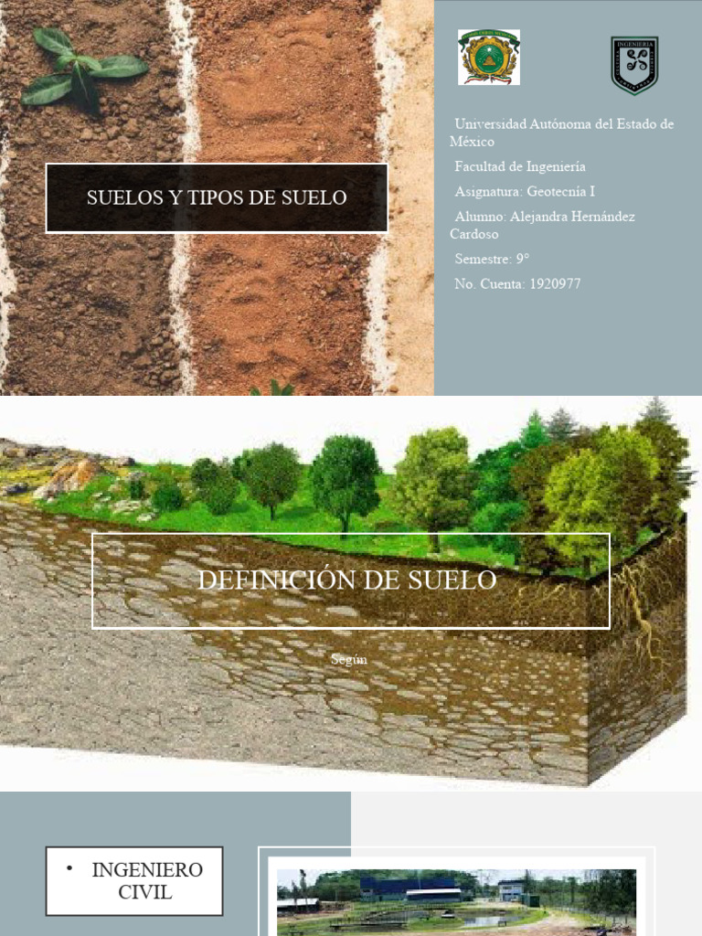 Suelos y Tipos de Suelo | PDF | Roca (geología) | Suelo