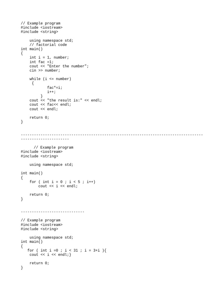 Codes Pdf Namespace Computer Programming 