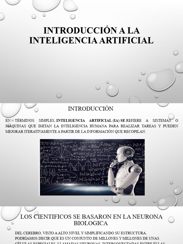 Introducción A La Inteligencia Artificial | PDF