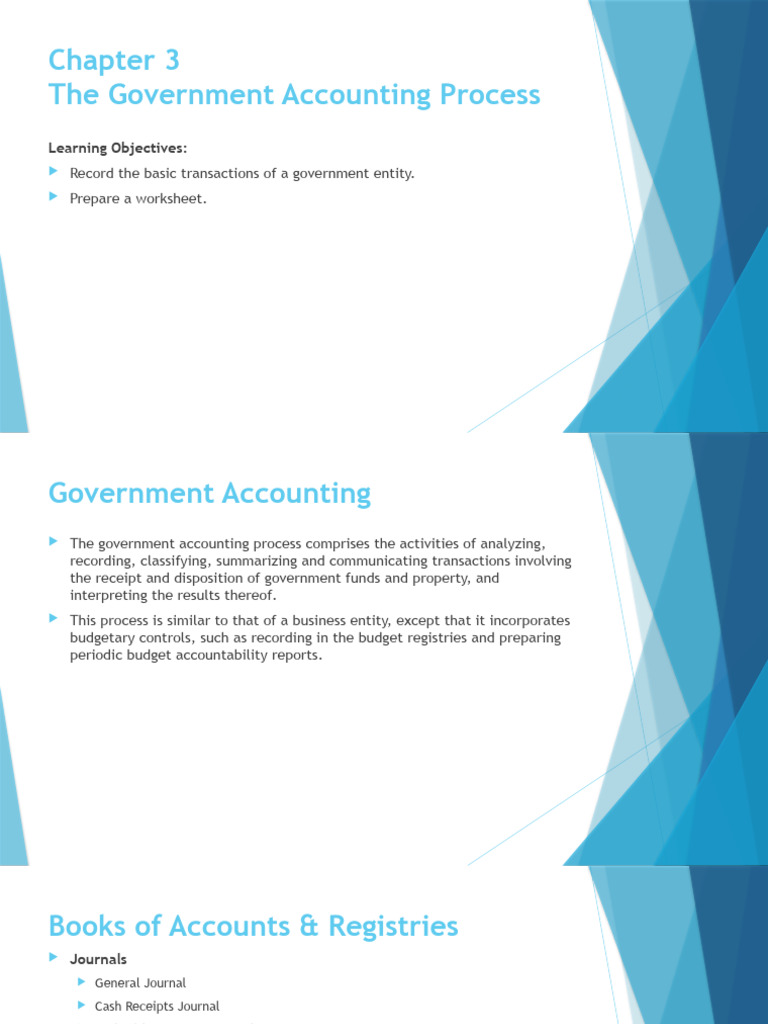 The Government Accounting Process | PDF | Debits And Credits | Payroll Tax