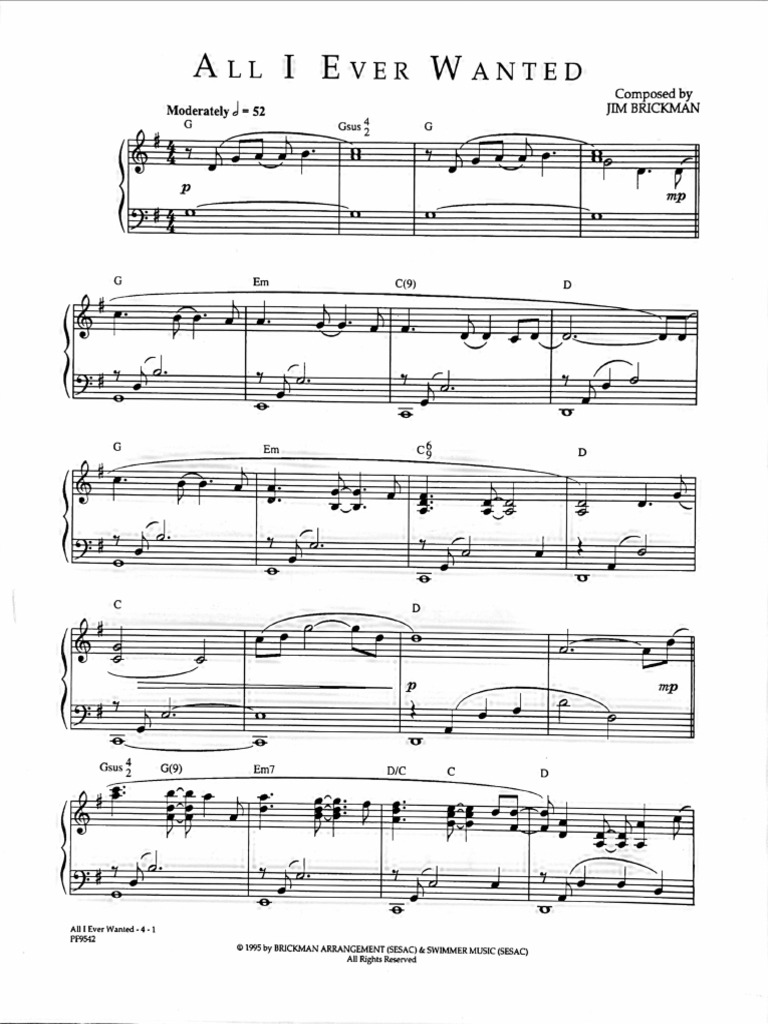 All I Ever Wanted | PDF