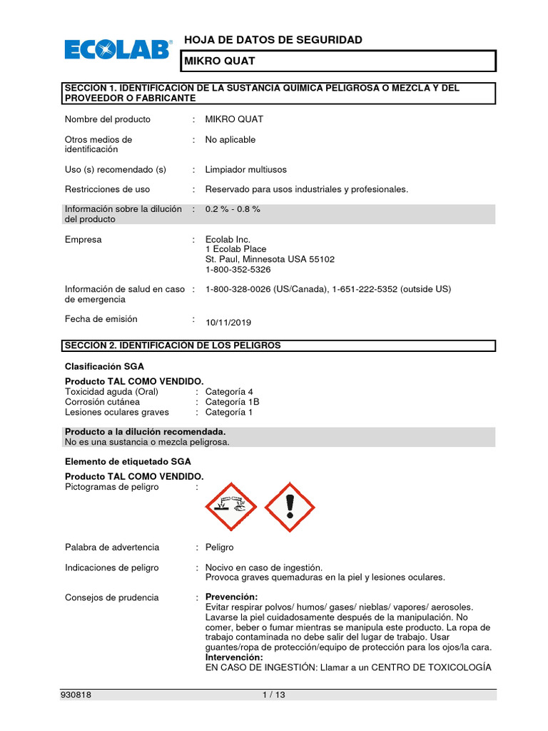 Mikro Quat | PDF | Reciclaje | Residuos