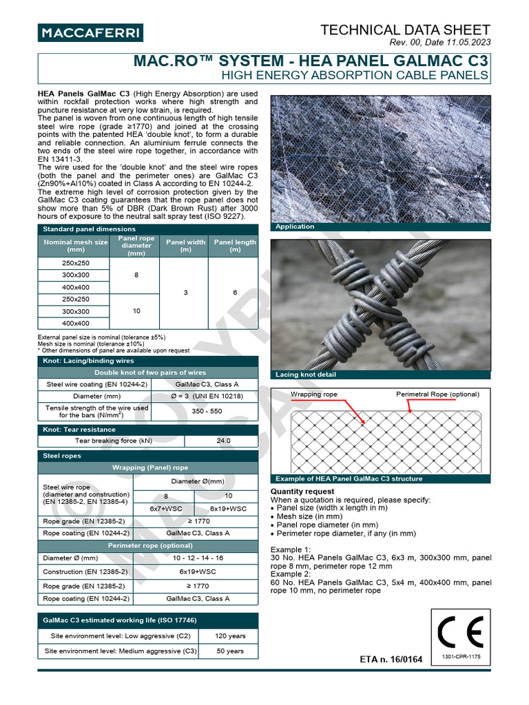TDS HEA Panel Galmac C# | PDF | Manufactured Goods | Building Engineering