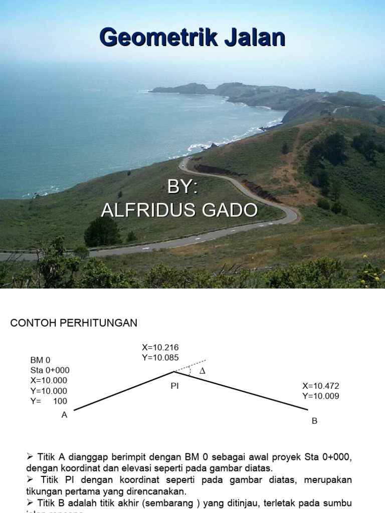 Perhitungan Alinemen Horizontal | PDF