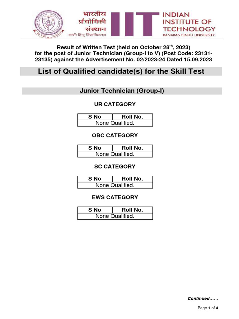 Alerts JT 2023 24 02 Skill Test 20231028 | PDF | Engineering | Career ...