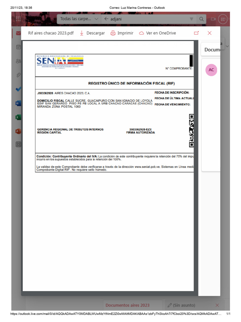 Rif de Aires Chacao 23 | PDF