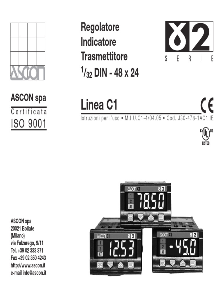 Ascon MIU C1 IT | PDF