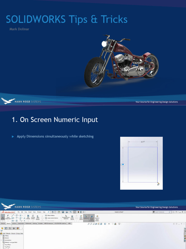 HRS-D2Mconf-BreakoutSession4-01-SOLIDWORKS Tips & Tricks You Need To ...