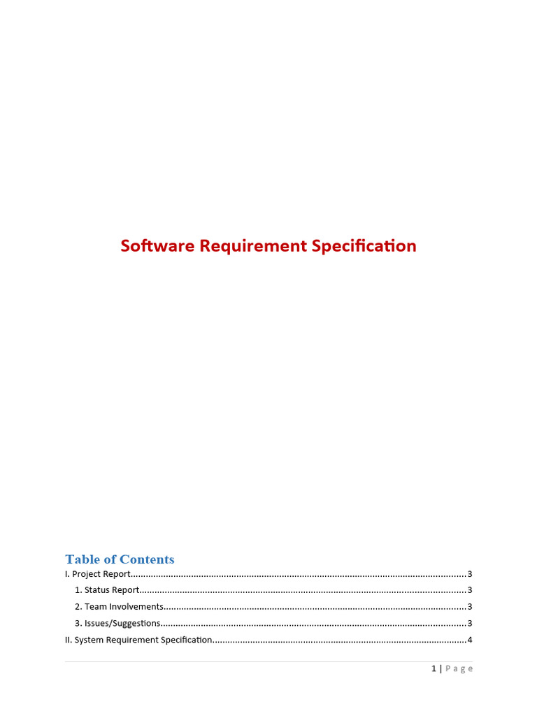 Report3 - Software Requirement Specification | PDF | Use Case | Graphical User Interfaces