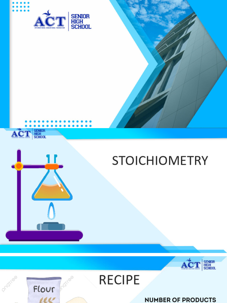 Stem06 Stoichiometry | PDF | Teaching Methods & Materials | Technology ...