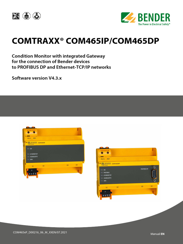 Manual COM465IP-COM465DP D00216 02 M XXEN | PDF | Transmission Control ...