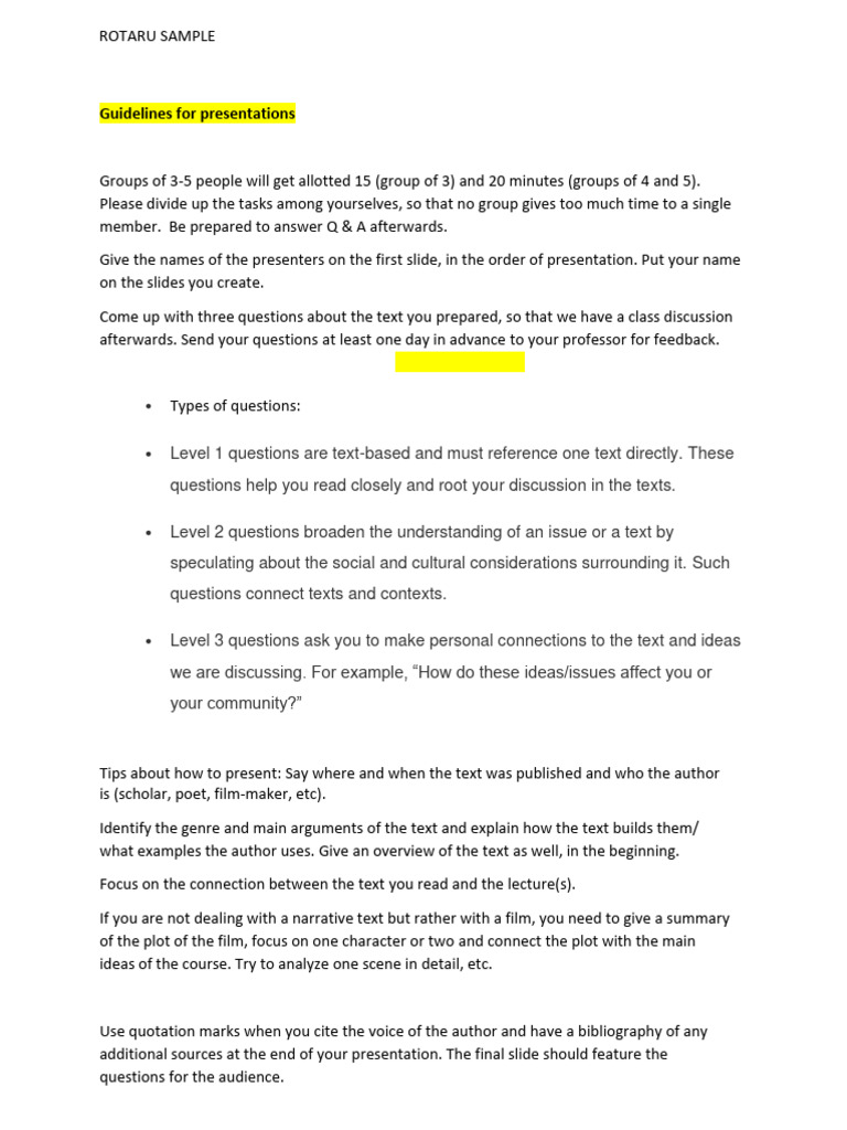 German Culture Presentation Guidelines PDF Plot Narrative