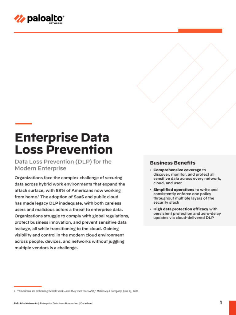 Enterprise Data Loss Prevention | Download Free PDF | Cloud Computing | Security