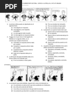 Comprensión Lectora: Mafalda y su Papá | PDF | Cómics | Comprensión lectora