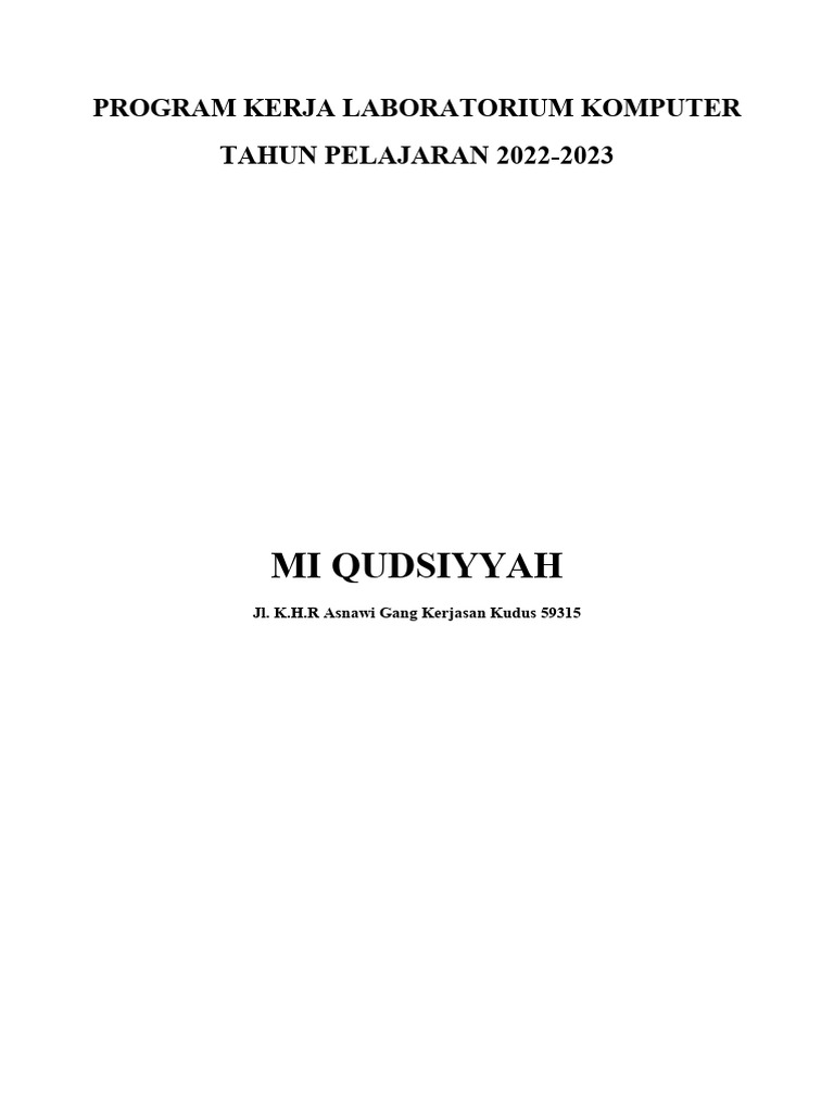 Program Lab Komputer | PDF