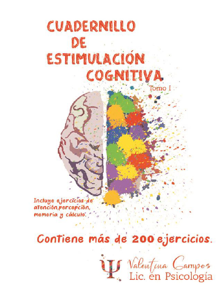 Cuadernillo Estimulación Cognitiva - Tomo I (1) | PDF