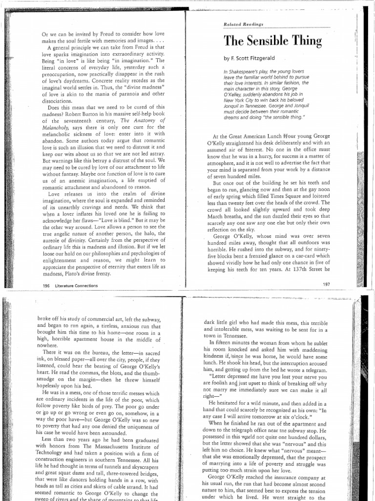 The Sensible Thing | PDF