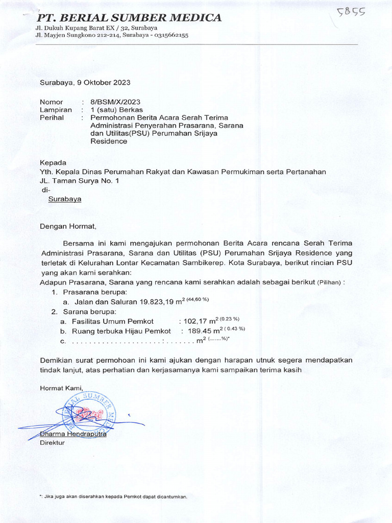 Permohonan BSM-1 | PDF