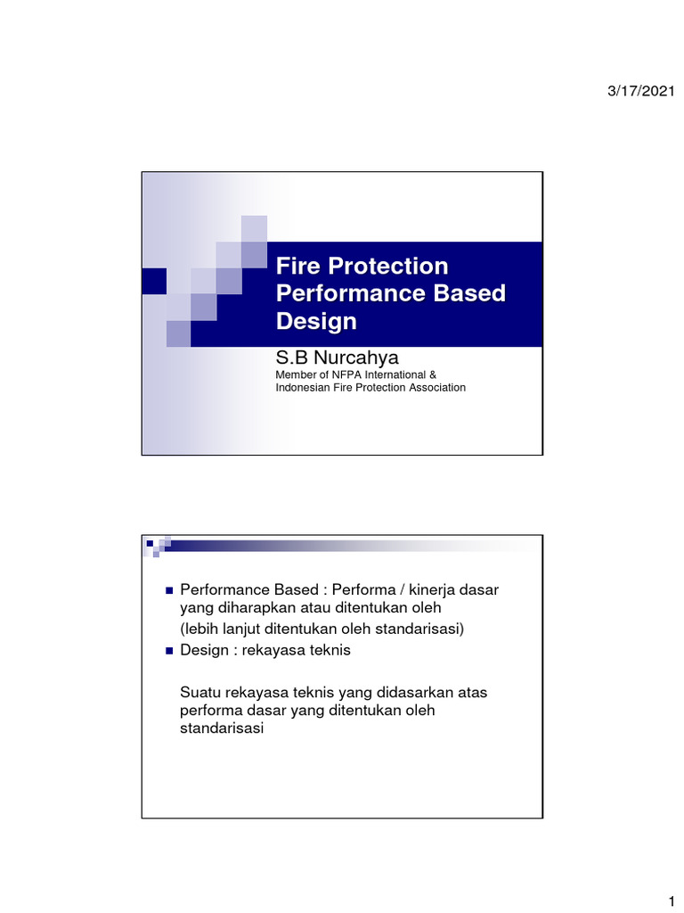 Performance Based Design - Fire Investigation | PDF | Fire Sprinkler System | Pump