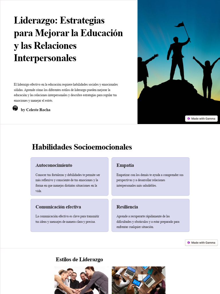 Liderazgo Estrategias para Mejorar La Educacion y Las Relaciones ... Liderazgo Estrategias para Mejorar La Educacion y Las Relaciones ...