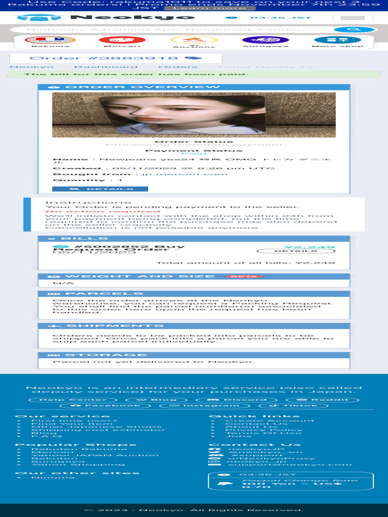 Order #3883918 - Neokyo | PDF | Law