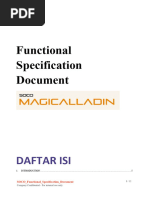 Mengenal Apa Itu Functional Specification Document (FSD) - Caraguna | PDF