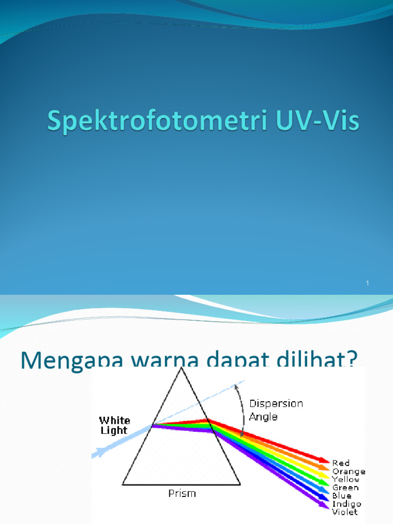 Spektrofotometri Uv-Vis | PDF