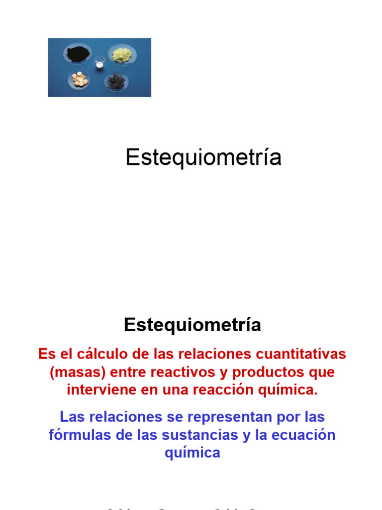 Guía de Balanceo y Cálculo Estequiométrico | PDF | Estequiometría | Cambio