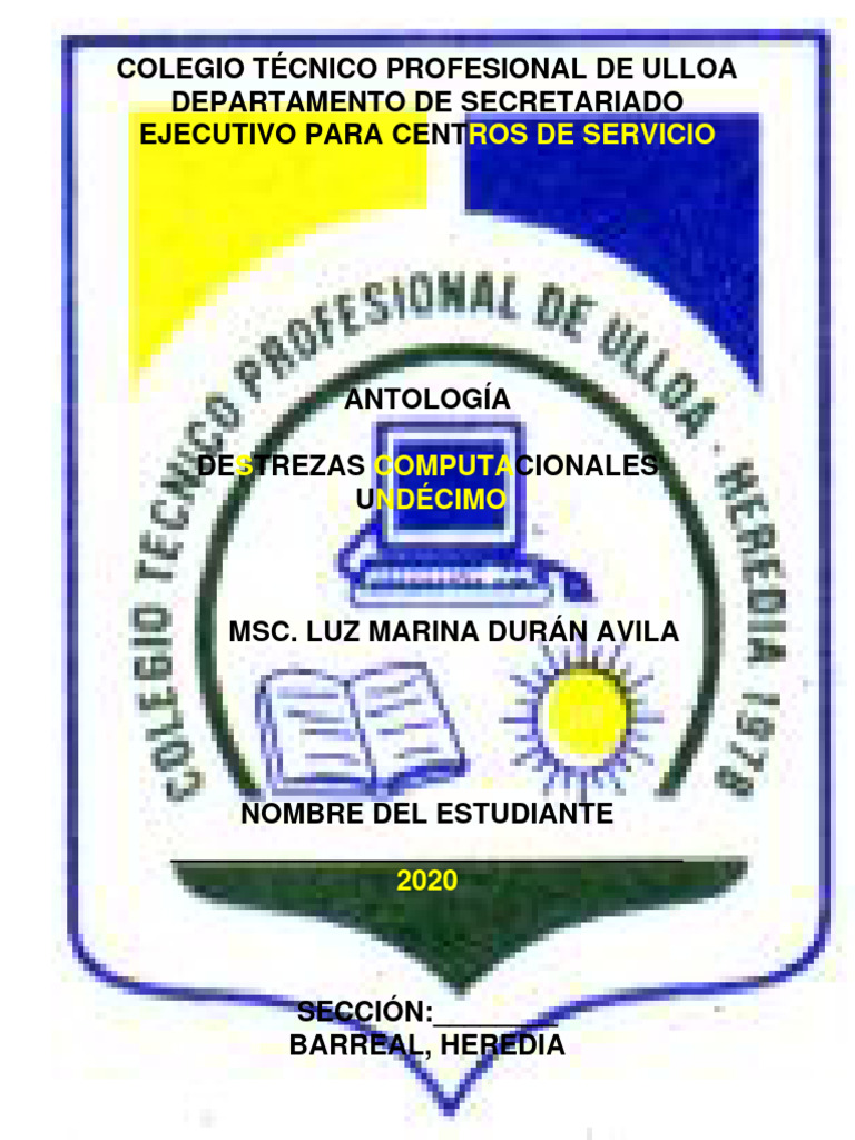 Antologia de Destrezas-Ecs - Undecimo-2020 | PDF | Costa Rica | Bases de datos