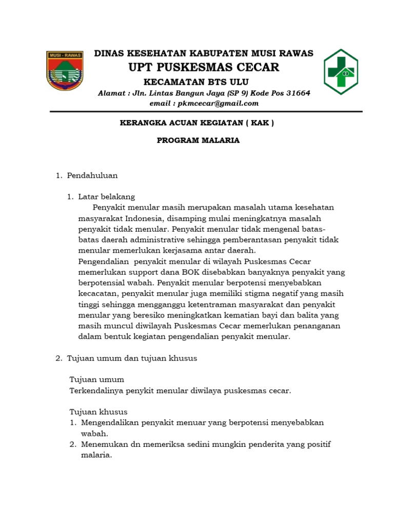 Kak Malaria | PDF