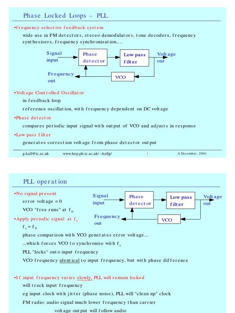 Phase Sensitive Detection | PDF | Detector (Radio) | Sound Production ...