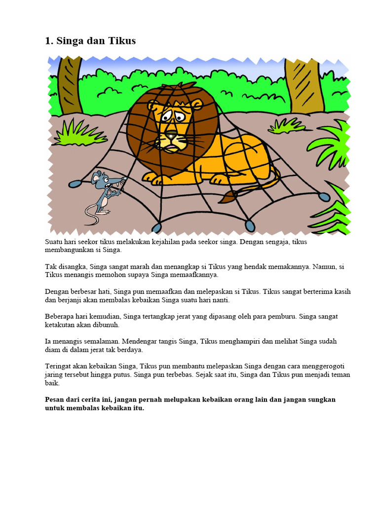 Cerita Anak Bergambar | PDF