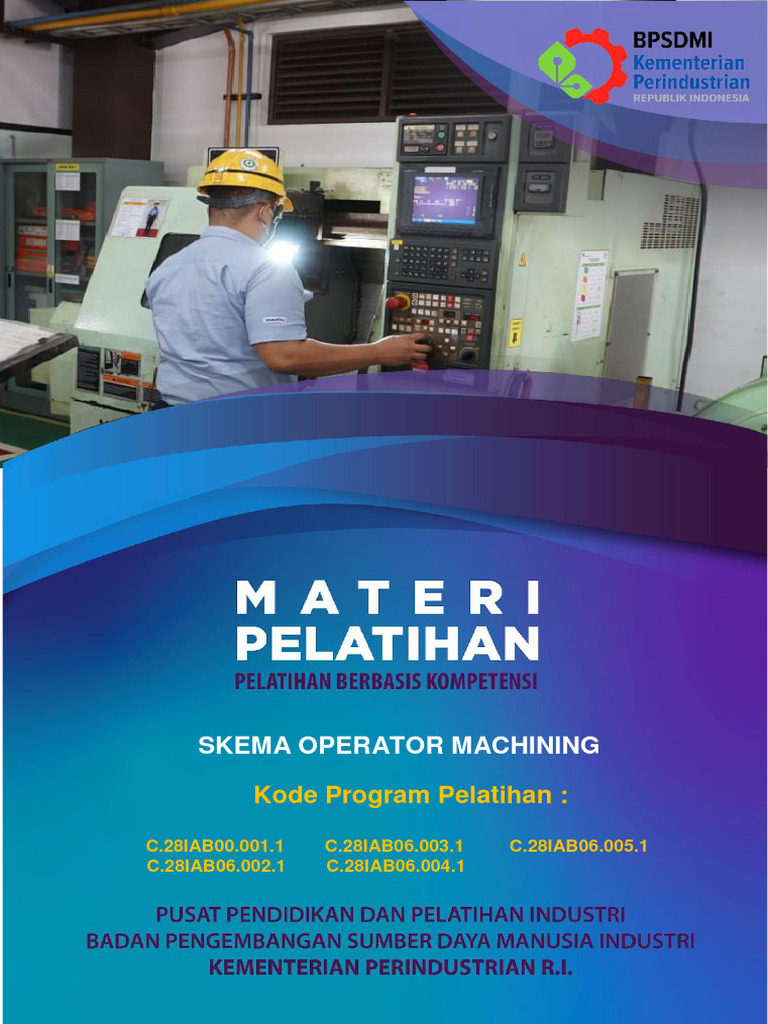 Modul PBK Sekema Operator Machining | PDF